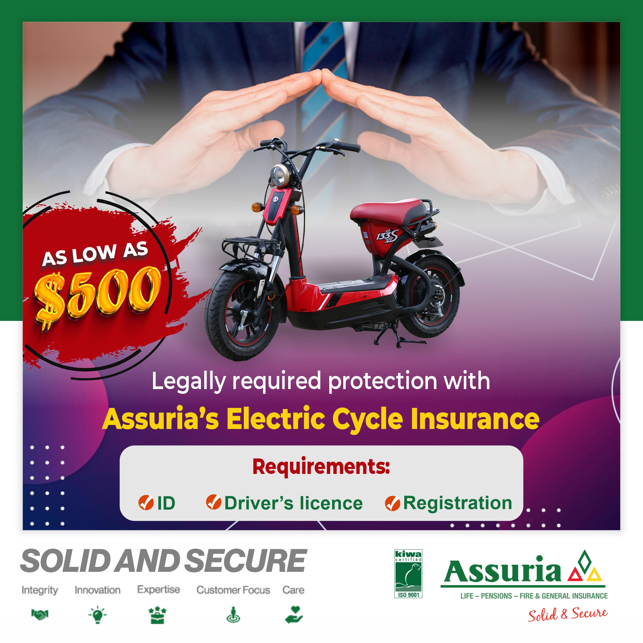 Assuria Electric Bike Insurance - Assuria Guyana Insurance